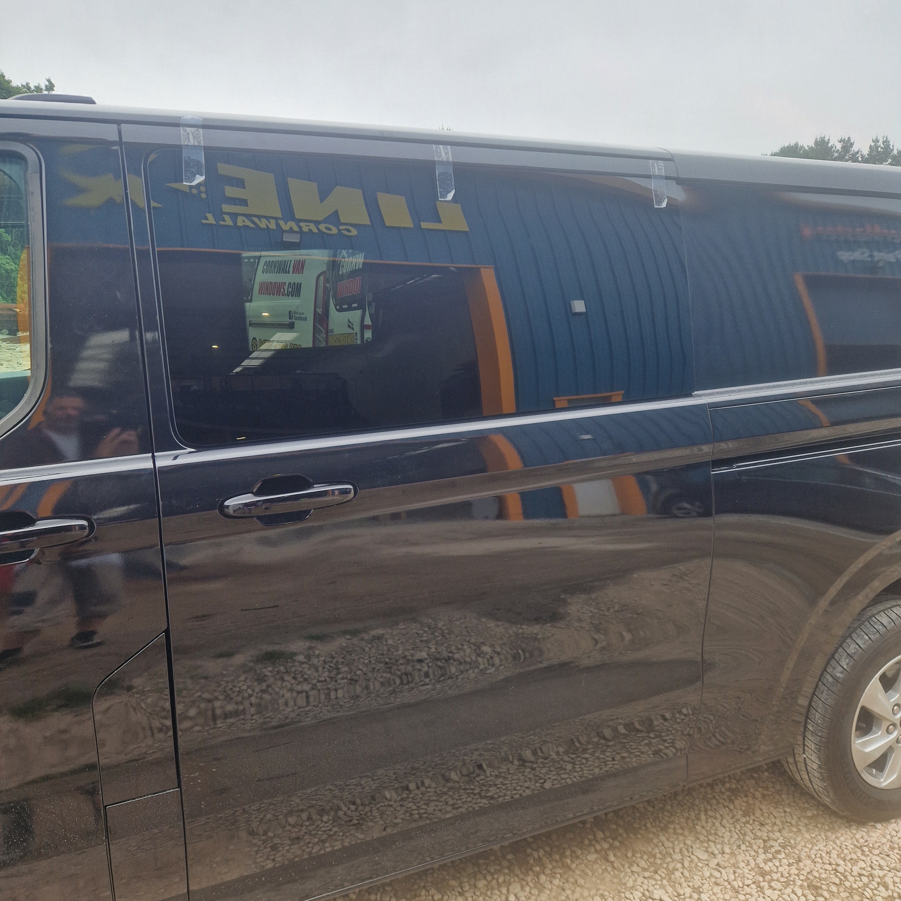 Transit Custom 2023, VW T7 Nearside front fixed window – Cornwall Van ...